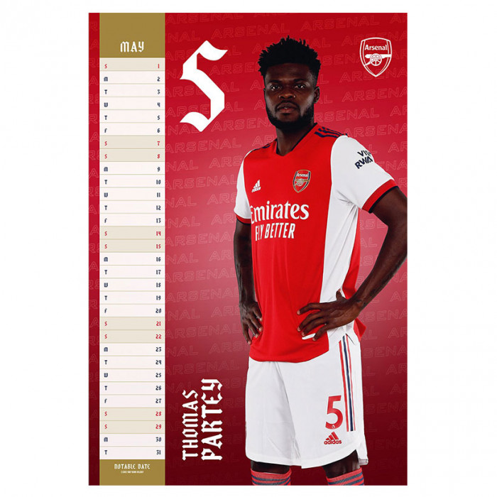 ARSENAL- CALENDAR 2022 - GolgeterShop