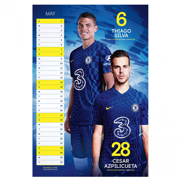 CHELSEA- CALENDAR 2022 - GolgeterShop