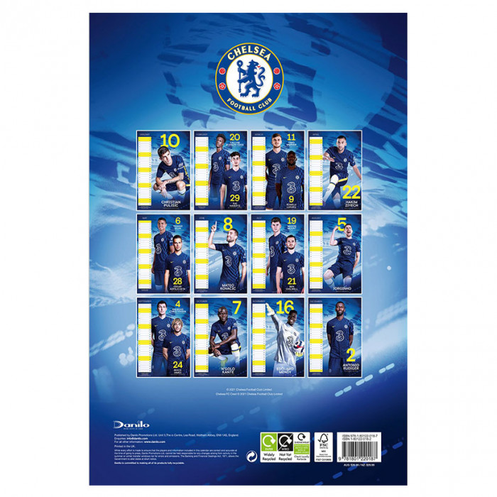 CHELSEA- CALENDAR 2022 - GolgeterShop