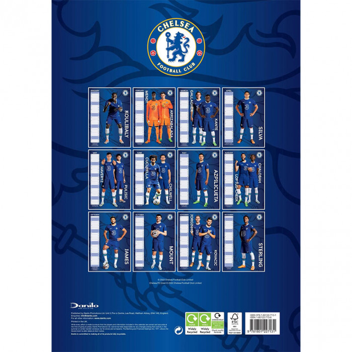 CHELSEA KALENDAR 2023 - GolgeterShop