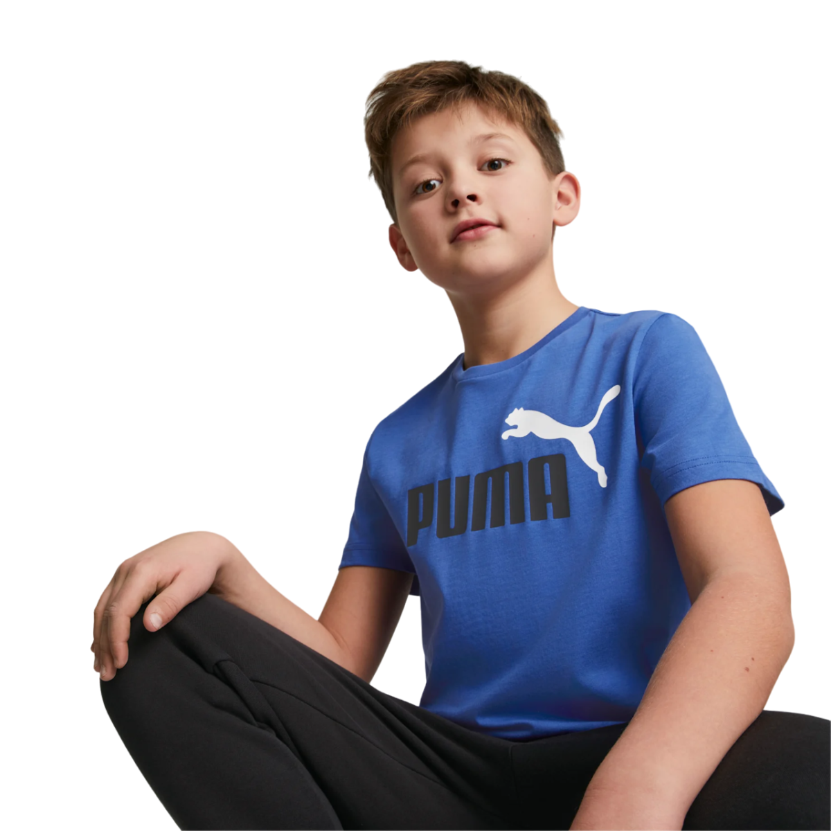 PUMA ESS COL LOGO- CHILDREN'S T-SHIRT - GolgeterShop