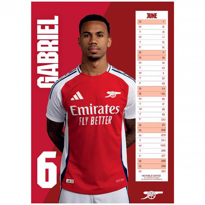 ARSENAL CALENDAR 2025 - GolgeterShop